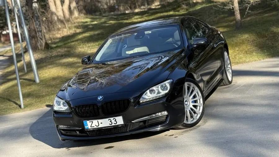 Melns BMW 640 2011 Jūrmala, ar dzinēja tilpumu 3.00 L un nobraukumu 250 tūkst. km par 13950 €, foto 1 vietnē AUTOMOTO.COM.LV