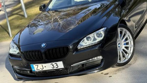 Black BMW 640 2011 in Jurmala, with an engine capacity of 3.00 L and mileage of 250 thousand km for 13950 €, photo 3 on AUTOMOTO.COM.LV