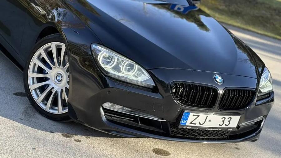 Melns BMW 640 2011 Jūrmala, ar dzinēja tilpumu 3.00 L un nobraukumu 250 tūkst. km par 13950 €, foto 5 vietnē AUTOMOTO.COM.LV