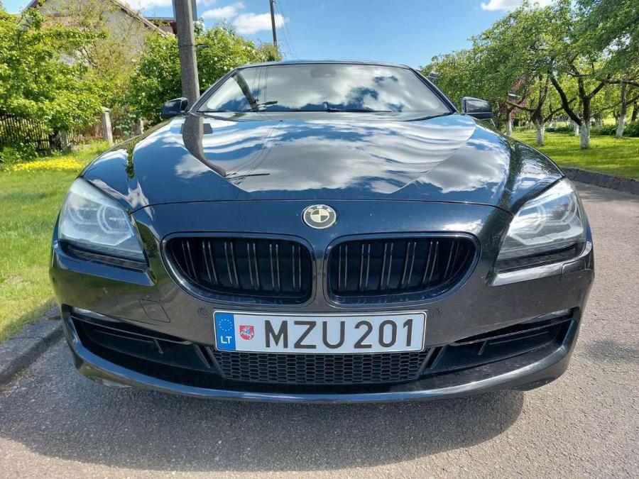 Black BMW 640 2011 in Kaunas, with an engine capacity of 2.98 L and mileage of 231 thousand km for 12950 €, photo 3 on AUTOMOTO.COM.LV