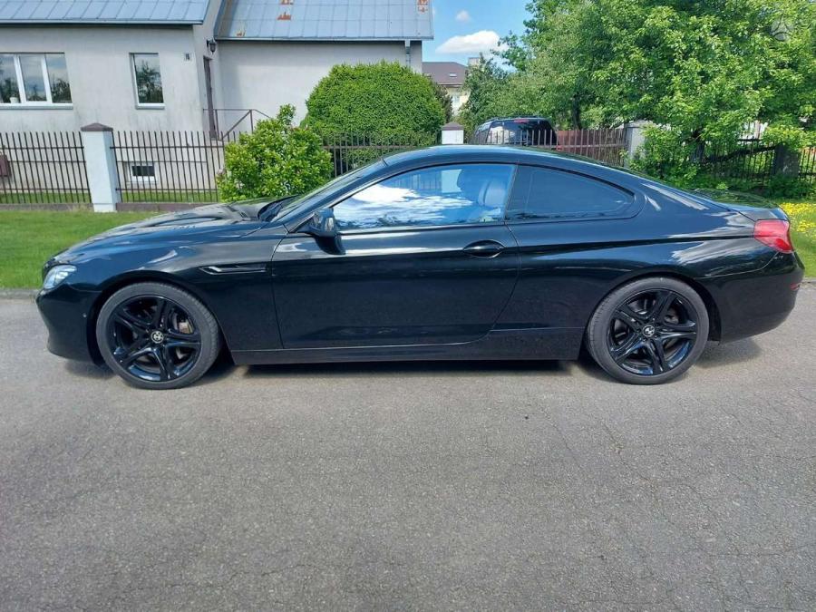 Black BMW 640 2011 in Kaunas, with an engine capacity of 2.98 L and mileage of 231 thousand km for 12950 €, photo 5 on AUTOMOTO.COM.LV