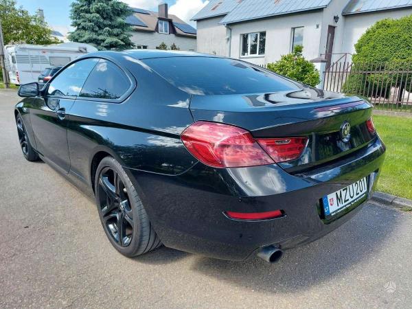 Black BMW 640 2011 in Kaunas, with an engine capacity of 2.98 L and mileage of 231 thousand km for 12950 €, photo 5 on AUTOMOTO.COM.LV
