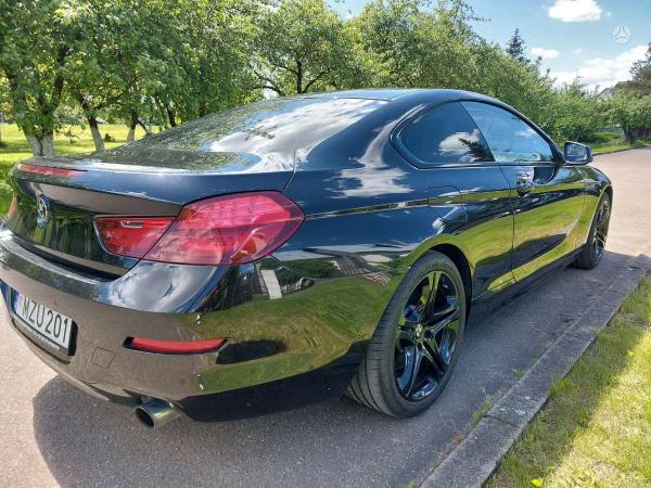 Black BMW 640 2011 in Kaunas, with an engine capacity of 2.98 L and mileage of 231 thousand km for 12950 €, photo 8 on AUTOMOTO.COM.LV