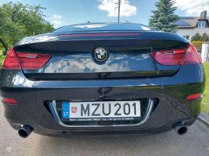 Black BMW 640 2011 in Kaunas, with an engine capacity of 2.98 L and mileage of 231 thousand km for 12950 €, photo 16 on AUTOMOTO.COM.LV