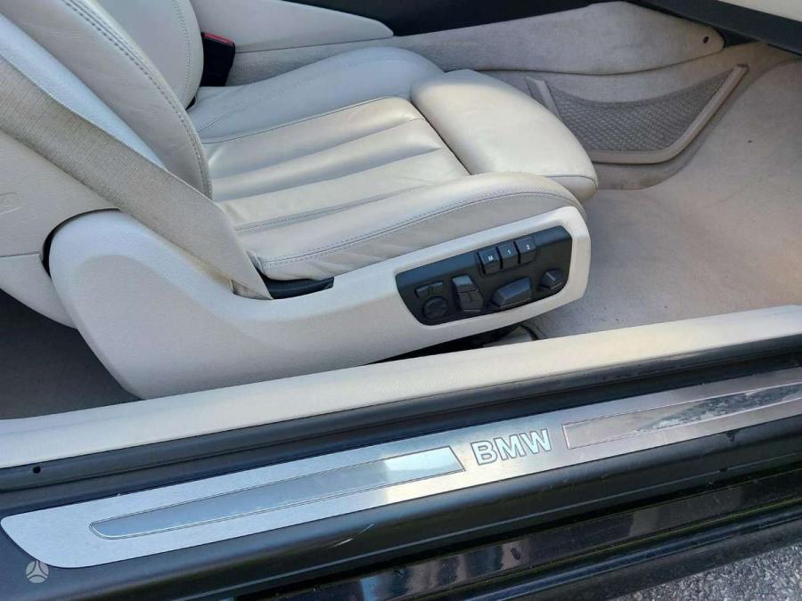 Black BMW 640 2011 in Kaunas, with an engine capacity of 2.98 L and mileage of 231 thousand km for 12950 €, photo 17 on AUTOMOTO.COM.LV