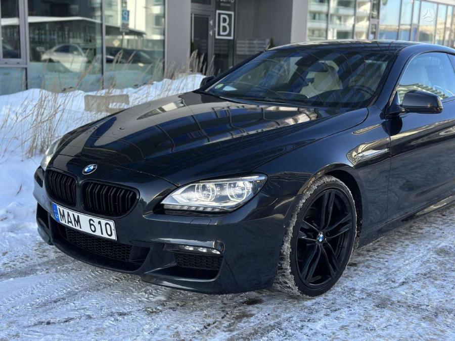 Black BMW 640 2012 in Vilnius, with an engine capacity of 2.99 L and mileage of 280 thousand km for 13900 €, photo 2 on AUTOMOTO.COM.LV