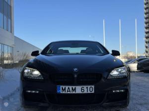 Black BMW 640 2012 in Vilnius, with an engine capacity of 2.99 L and mileage of 280 thousand km for 13900 €, photo 3 on AUTOMOTO.COM.LV