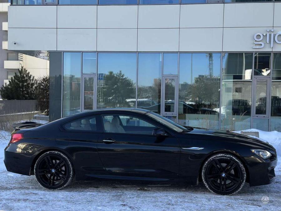 Black BMW 640 2012 in Vilnius, with an engine capacity of 2.99 L and mileage of 280 thousand km for 13900 €, photo 9 on AUTOMOTO.COM.LV
