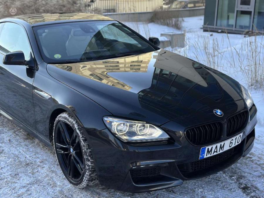 Black BMW 640 2012 in Vilnius, with an engine capacity of 2.99 L and mileage of 280 thousand km for 13900 €, photo 11 on AUTOMOTO.COM.LV