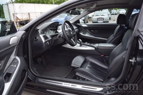 Black BMW 640 2012 in Riga, with an engine capacity of 3.00 L and mileage of 194 thousand km for 17000 €, photo 3 on AUTOMOTO.COM.LV