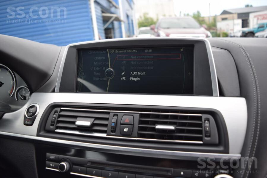 Melns BMW 640 2012 Rīga, ar dzinēja tilpumu 3.00 L un nobraukumu 194 tūkst. km par 17000 €, foto 7 vietnē AUTOMOTO.COM.LV