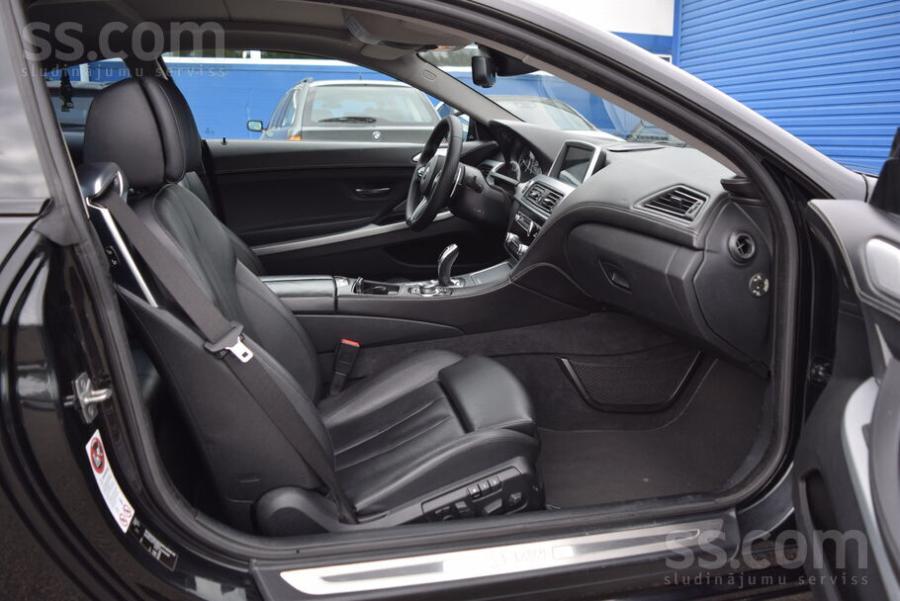 Melns BMW 640 2012 Rīga, ar dzinēja tilpumu 3.00 L un nobraukumu 194 tūkst. km par 17000 €, foto 13 vietnē AUTOMOTO.COM.LV