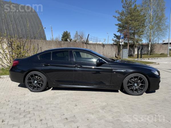 Black BMW 640 2012 in Riga, with an engine capacity of 3.00 L and mileage of 234 thousand km for 17990 €, photo 2 on AUTOMOTO.COM.LV