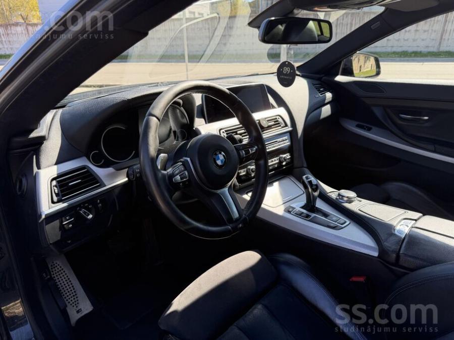 Melns BMW 640 2012 Rīga, ar dzinēja tilpumu 3.00 L un nobraukumu 234 tūkst. km par 17990 €, foto 14 vietnē AUTOMOTO.COM.LV