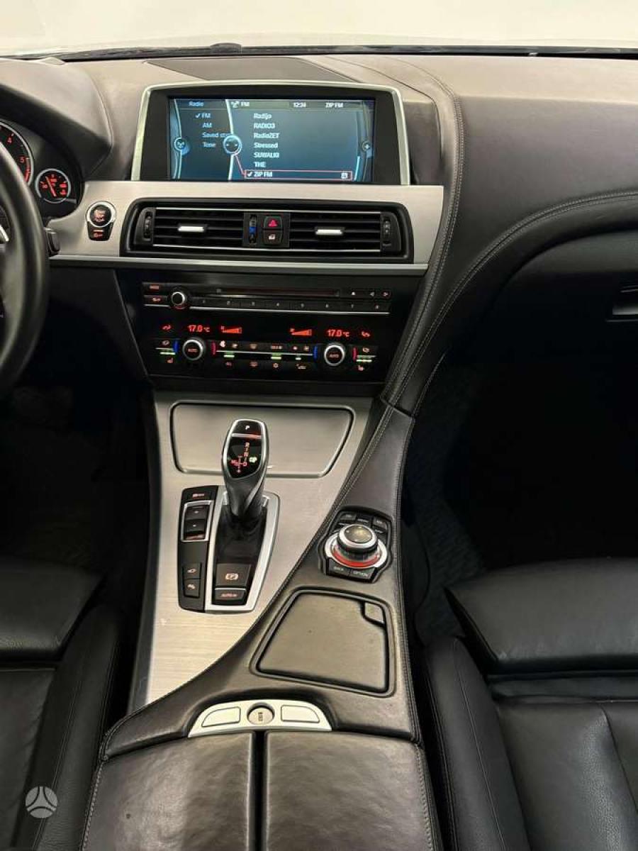 Black BMW 640 2012 in Marijampole, with an engine capacity of 2.99 L and mileage of 255 thousand km for 15750 €, photo 8 on AUTOMOTO.COM.LV