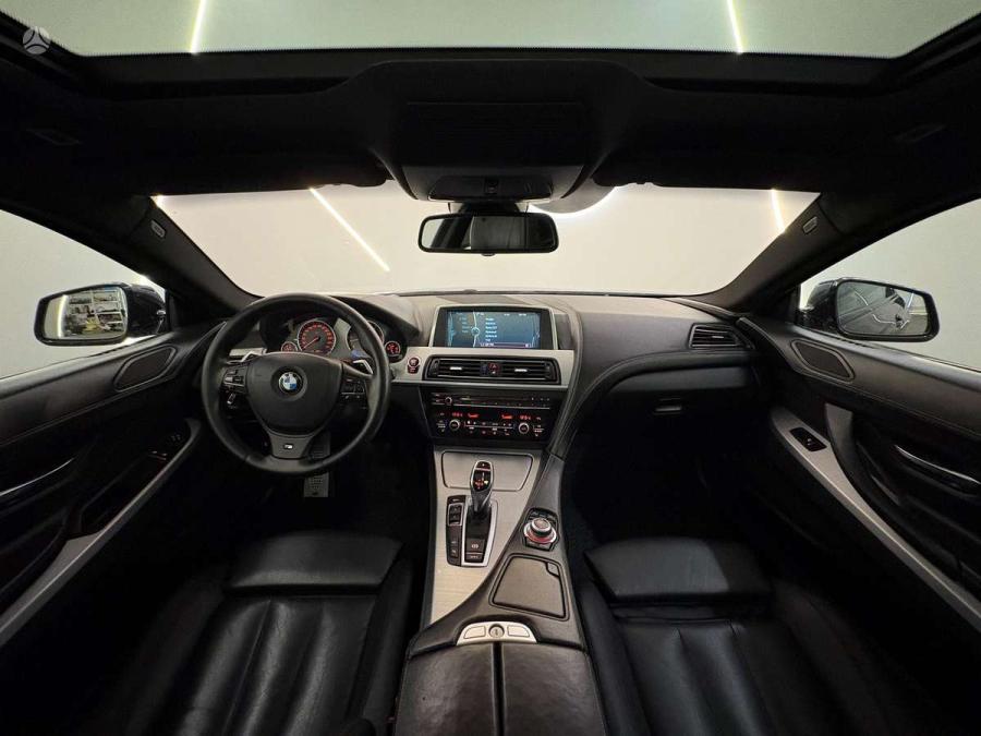 Black BMW 640 2012 in Marijampole, with an engine capacity of 2.99 L and mileage of 255 thousand km for 15750 €, photo 15 on AUTOMOTO.COM.LV