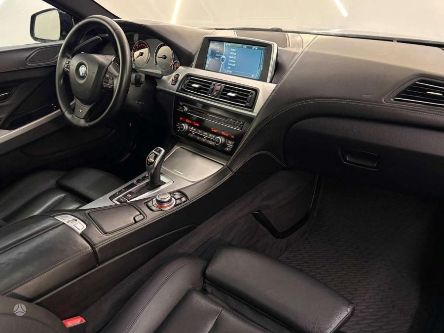 Black BMW 640 2012 in Marijampole, with an engine capacity of 2.99 L and mileage of 255 thousand km for 15750 €, photo 24 on AUTOMOTO.COM.LV