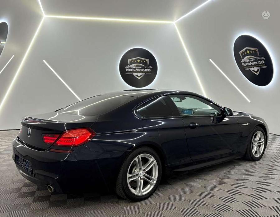 Black BMW 640 2012 in Marijampole, with an engine capacity of 2.99 L and mileage of 255 thousand km for 15750 €, photo 28 on AUTOMOTO.COM.LV