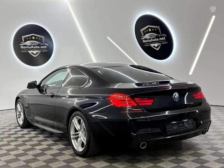 Black BMW 640 2012 in Marijampole, with an engine capacity of 2.99 L and mileage of 255 thousand km for 15750 €, photo 30 on AUTOMOTO.COM.LV