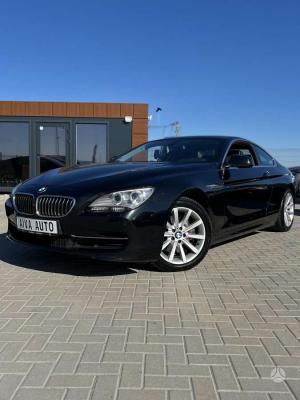 Melns BMW 640 2012 Kauņa, ar dzinēja tilpumu 2.99 L un nobraukumu 167 tūkst. km par 12999 €, foto  vietnē AUTOMOTO.COM.LV