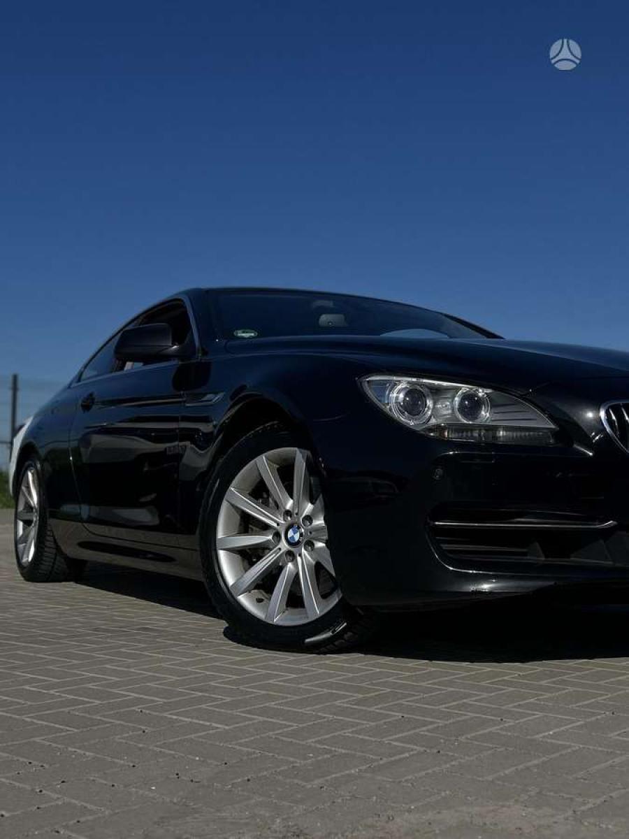Black BMW 640 2012 in Kaunas, with an engine capacity of 2.99 L and mileage of 167 thousand km for 12999 €, photo 7 on AUTOMOTO.COM.LV