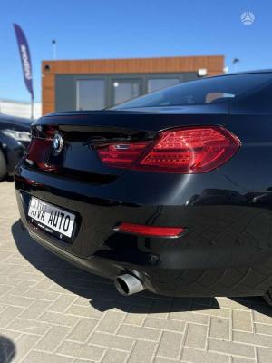 Black BMW 640 2012 in Kaunas, with an engine capacity of 2.99 L and mileage of 167 thousand km for 12999 €, photo 12 on AUTOMOTO.COM.LV