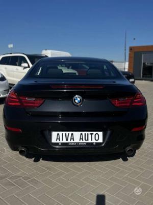 Black BMW 640 2012 in Kaunas, with an engine capacity of 2.99 L and mileage of 167 thousand km for 12999 €, photo 14 on AUTOMOTO.COM.LV
