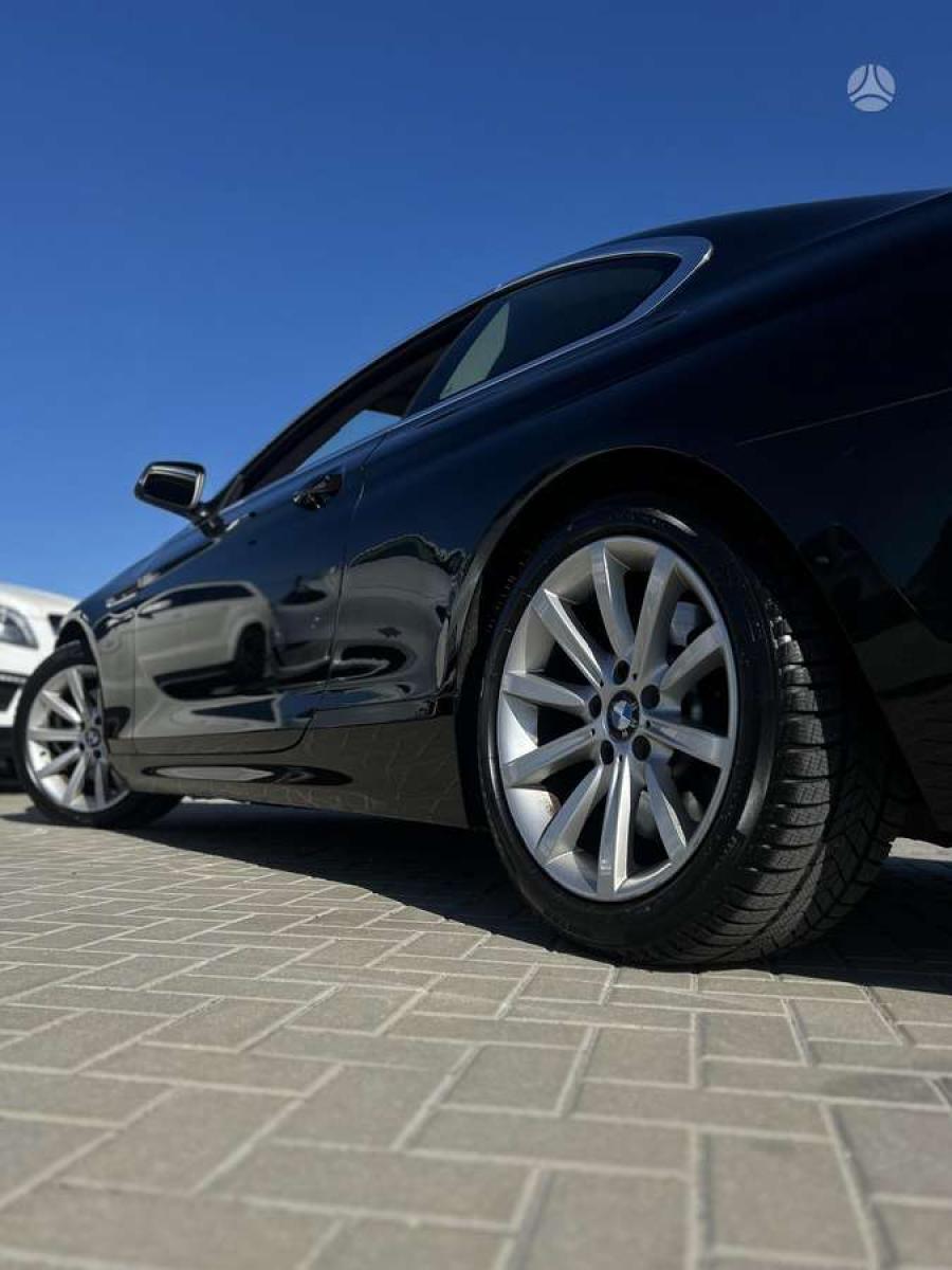Black BMW 640 2012 in Kaunas, with an engine capacity of 2.99 L and mileage of 167 thousand km for 12999 €, photo 16 on AUTOMOTO.COM.LV