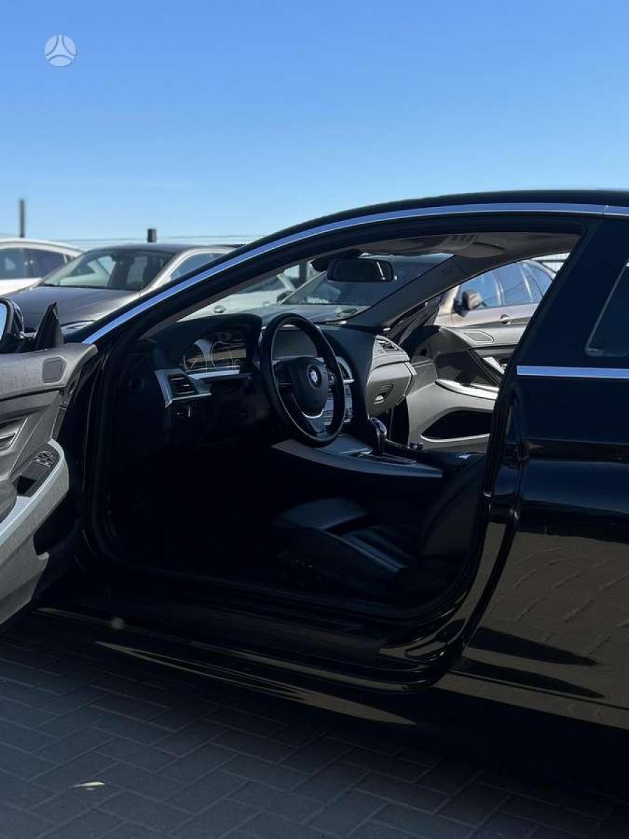 Black BMW 640 2012 in Kaunas, with an engine capacity of 2.99 L and mileage of 167 thousand km for 12999 €, photo 19 on AUTOMOTO.COM.LV