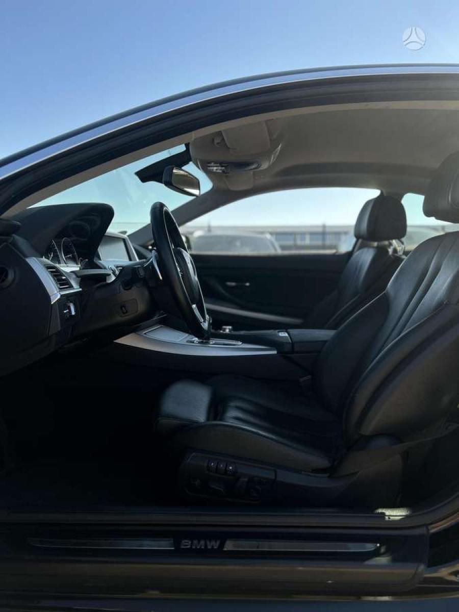 Black BMW 640 2012 in Kaunas, with an engine capacity of 2.99 L and mileage of 167 thousand km for 12999 €, photo 21 on AUTOMOTO.COM.LV