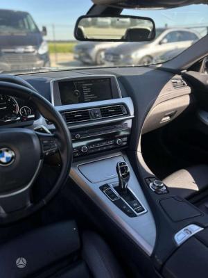 Black BMW 640 2012 in Kaunas, with an engine capacity of 2.99 L and mileage of 167 thousand km for 12999 €, photo 26 on AUTOMOTO.COM.LV