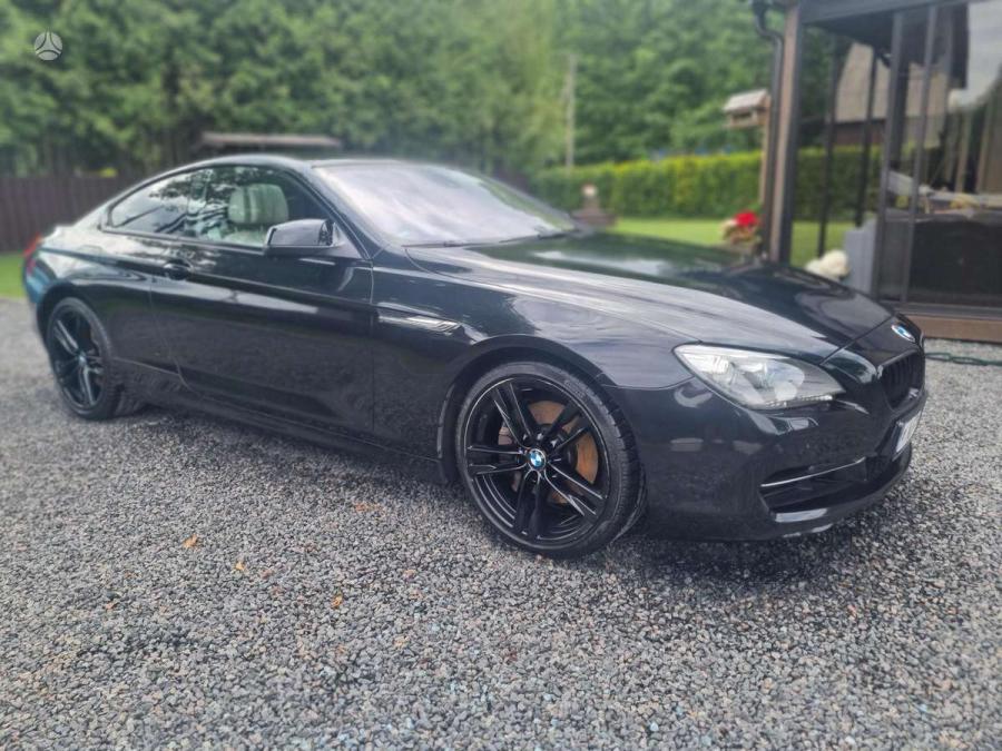 Melns BMW 640 2012 Kauņa, ar dzinēja tilpumu 3.00 L un nobraukumu 184 tūkst. km par 13450 €, foto 1 vietnē AUTOMOTO.COM.LV