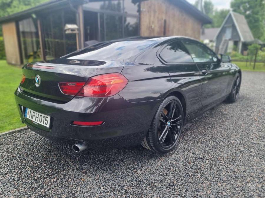 Melns BMW 640 2012 Kauņa, ar dzinēja tilpumu 3.00 L un nobraukumu 184 tūkst. km par 13450 €, foto 6 vietnē AUTOMOTO.COM.LV