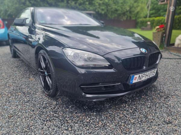 Black BMW 640 2012 in Kaunas, with an engine capacity of 3.00 L and mileage of 184 thousand km for 13450 €, photo 8 on AUTOMOTO.COM.LV