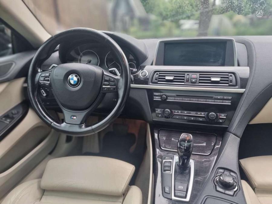 Melns BMW 640 2012 Kauņa, ar dzinēja tilpumu 3.00 L un nobraukumu 184 tūkst. km par 13450 €, foto 12 vietnē AUTOMOTO.COM.LV
