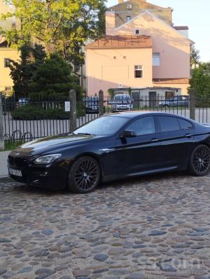 Black BMW 640 2012 in Kuldiga, with an engine capacity of 3.00 L and mileage of 104 thousand km for 17500 €, photo  on AUTOMOTO.COM.LV