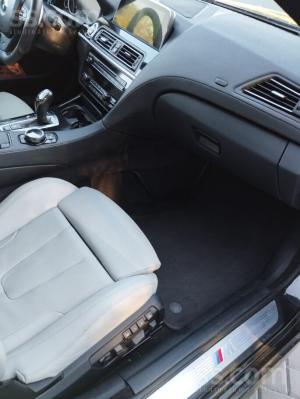 Black BMW 640 2012 in Kuldiga, with an engine capacity of 3.00 L and mileage of 104 thousand km for 17500 €, photo 19 on AUTOMOTO.COM.LV