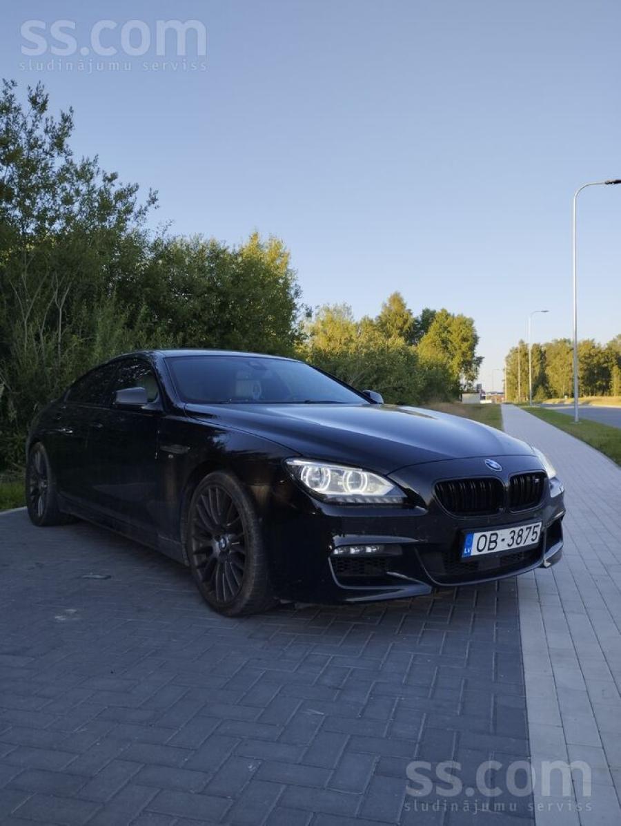 Black BMW 640 2012 in Kuldiga, with an engine capacity of 3.00 L and mileage of 104 thousand km for 17500 €, photo 21 on AUTOMOTO.COM.LV