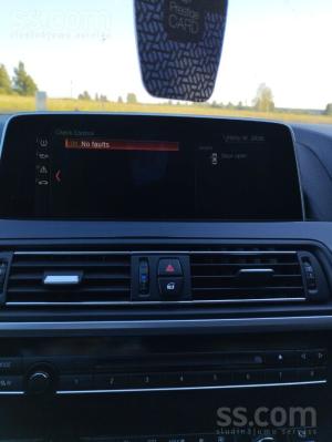 Black BMW 640 2012 in Kuldiga, with an engine capacity of 3.00 L and mileage of 104 thousand km for 17500 €, photo 22 on AUTOMOTO.COM.LV