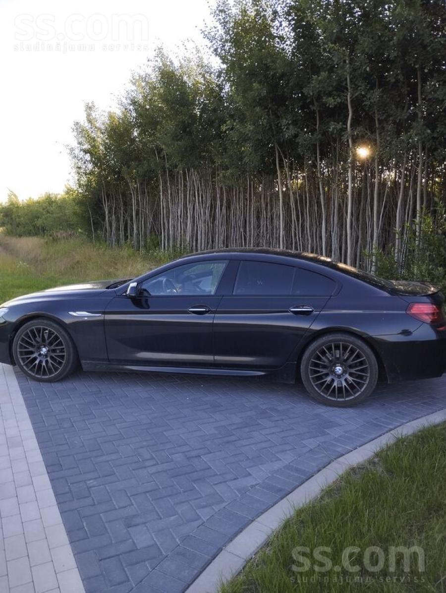 Black BMW 640 2012 in Kuldiga, with an engine capacity of 3.00 L and mileage of 104 thousand km for 17500 €, photo 26 on AUTOMOTO.COM.LV