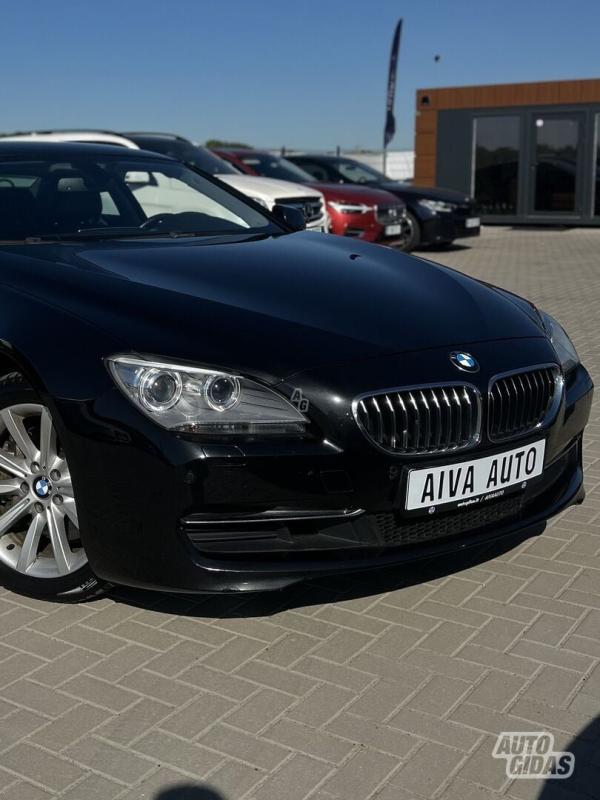 Black BMW 640 2012 in Kaunas, with an engine capacity of 3.00 L and mileage of 167 thousand km for 12700 €, photo 6 on AUTOMOTO.COM.LV