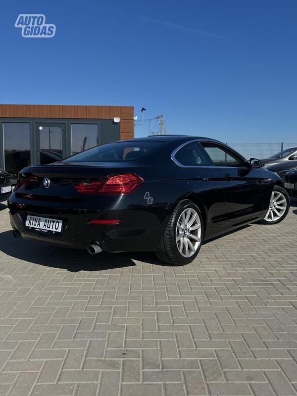 Black BMW 640 2012 in Kaunas, with an engine capacity of 3.00 L and mileage of 167 thousand km for 12700 €, photo 10 on AUTOMOTO.COM.LV