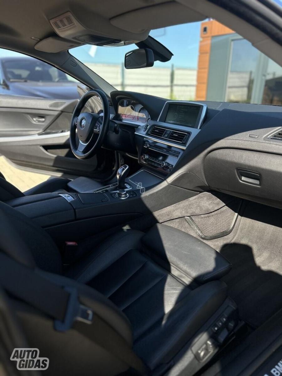 Melns BMW 640 2012 Kauņa, ar dzinēja tilpumu 3.00 L un nobraukumu 167 tūkst. km par 12700 €, foto 29 vietnē AUTOMOTO.COM.LV