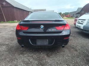 Melns BMW 640 2013 Rokiškis, ar dzinēja tilpumu 2.98 L un nobraukumu 256 tūkst. km par 8300 €, foto 3 vietnē AUTOMOTO.COM.LV