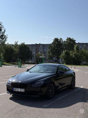 Black BMW 640 2013 in Jonava, with an engine capacity of 2.99 L and mileage of 186 thousand km for 14500 €, photo  on AUTOMOTO.COM.LV