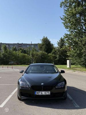 Black BMW 640 2013 in Jonava, with an engine capacity of 2.99 L and mileage of 186 thousand km for 14500 €, photo 4 on AUTOMOTO.COM.LV