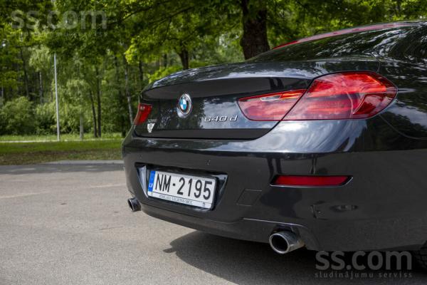 Melns BMW 640 2014 Jelgava, ar dzinēja tilpumu 3.00 L un nobraukumu 278 tūkst. km par 14999 €, foto 4 vietnē AUTOMOTO.COM.LV