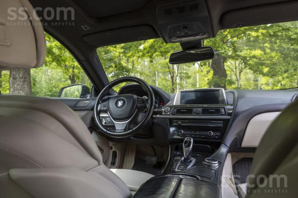 Melns BMW 640 2014 Jelgava, ar dzinēja tilpumu 3.00 L un nobraukumu 278 tūkst. km par 14999 €, foto 8 vietnē AUTOMOTO.COM.LV
