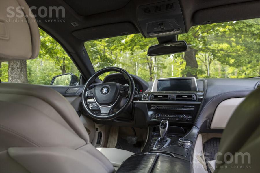 Melns BMW 640 2014 Jelgava, ar dzinēja tilpumu 3.00 L un nobraukumu 278 tūkst. km par 14999 €, foto 9 vietnē AUTOMOTO.COM.LV