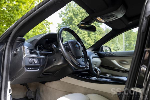 Melns BMW 640 2014 Jelgava, ar dzinēja tilpumu 3.00 L un nobraukumu 278 tūkst. km par 14999 €, foto 9 vietnē AUTOMOTO.COM.LV
